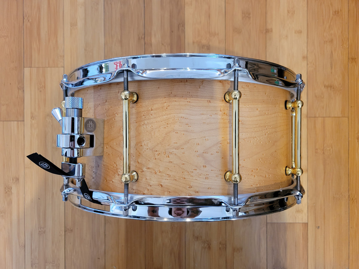 Snares - RBH Drums 6.5x14 "Prestige" Solid Birdseye Maple Snare Drum ...