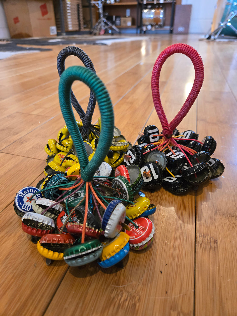 Percussion - Upcycled Percussion Bottle Cap Hand Rattle – Philadelphia ...